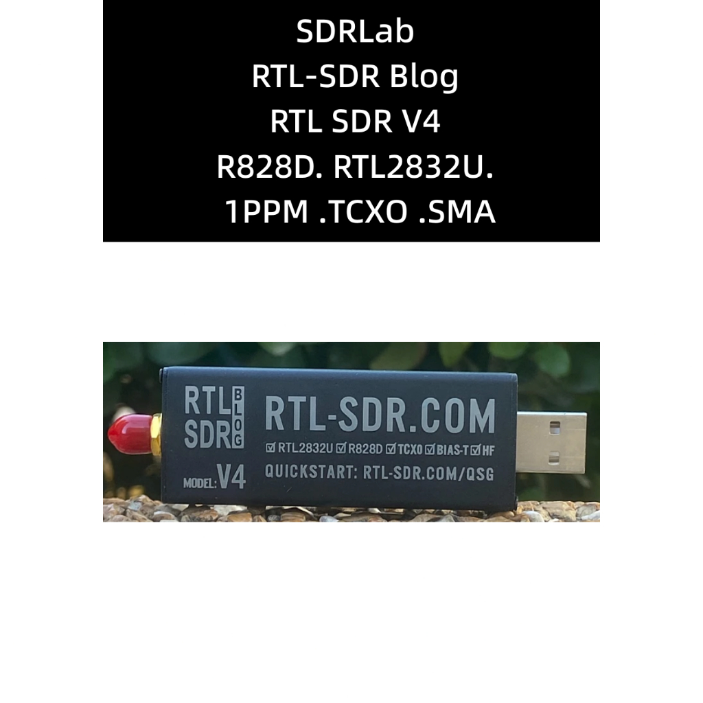 代購SDRLab RTL-SDR Blog RTL SDR V4 R828D RTL2832U 1PPM TCXO含天線 | 蝦皮購物