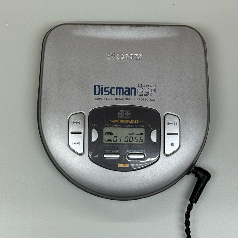 SONY Discman D-365 CD隨身聽 單機狀況非常好 | 蝦皮購物