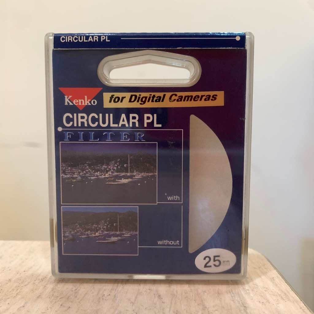 【現貨】全新 Kenko 25mm CPL 環型 偏光鏡 有效提升色彩飽 減少玻璃 水面 反光 CIRCULAR PL | 蝦皮購物
