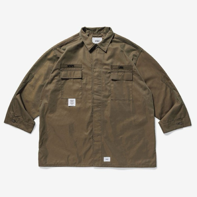 2020SS WTAPS GUARDIAN JACKET. COPO. TWILL 經典長版襯衫 | 蝦皮購物