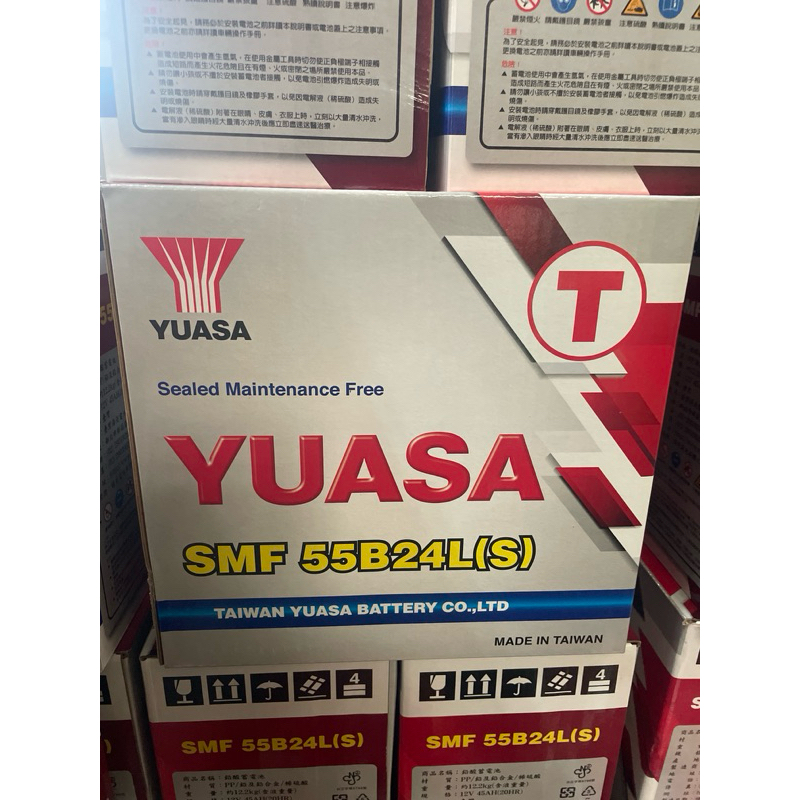 湯淺 YUASA 55B24LS 55B24RS 55B24L | 蝦皮購物