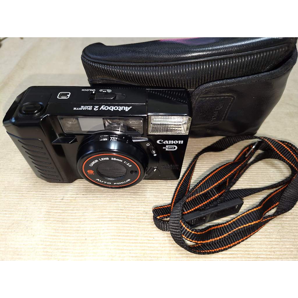 CANON AUTOBOY 2 - QUARTZ DATE 38mm F2.8大光圈自動對焦和曝光底片相機 | 蝦皮購物