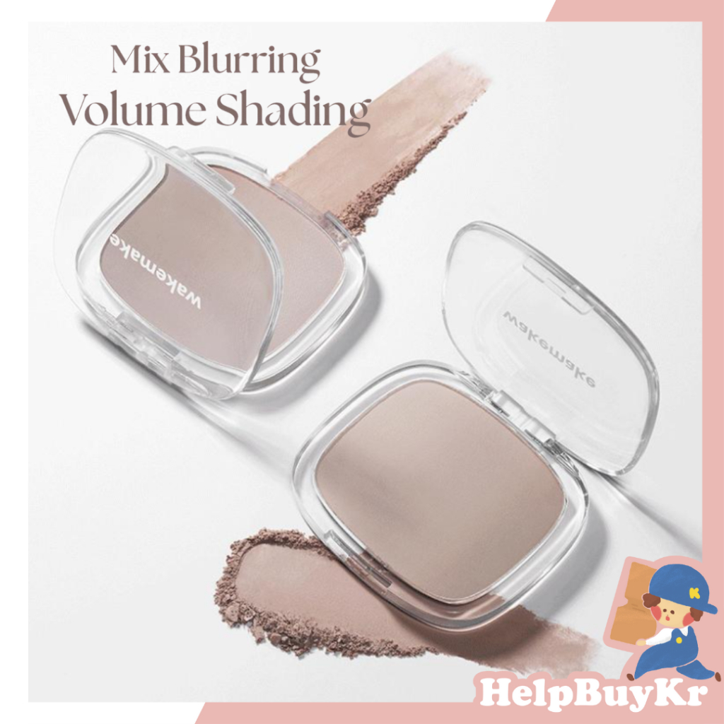 【搬運工】WAKEMAKE 漸層修容盤 4色光澤修容打亮盤 修容打亮 修容 瘦臉神器 V臉 陰影 高光 韓國代購 | 蝦皮購物