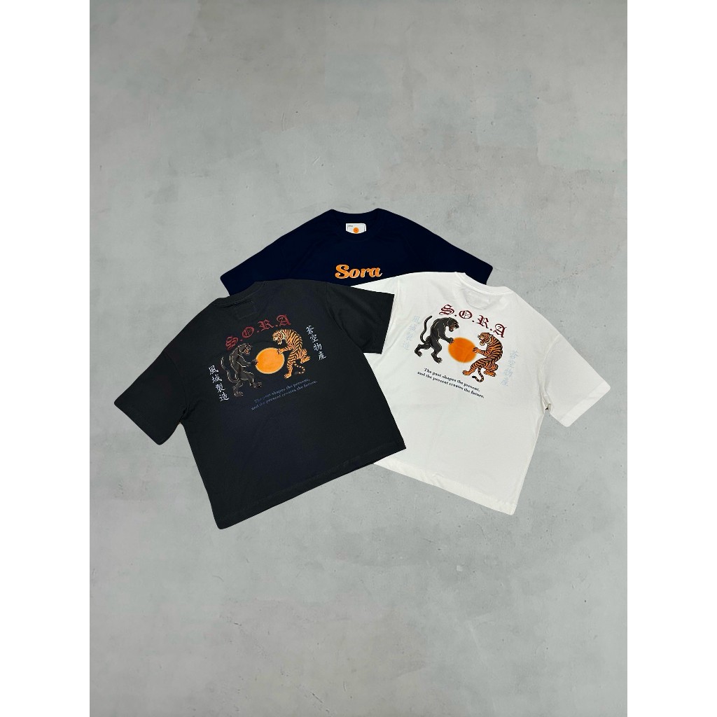 『Definite』SORA｜25SS - Design Tee (White / Navy / Gray) | 蝦皮購物