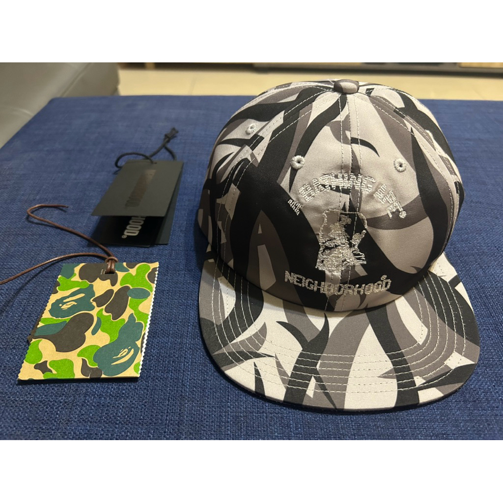 bape neighborhood 荊棘 白荊棘 NBHD A Bathing Ape CAP 棒球帽 聯名 限定 帽子 | 蝦皮購物