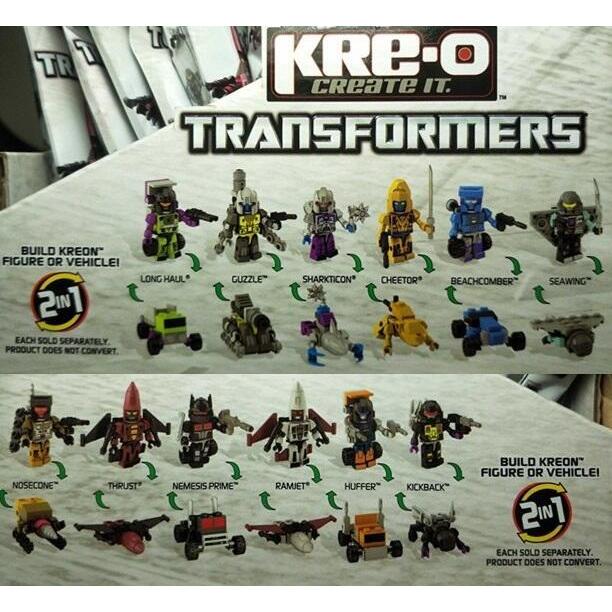 極小變形 Kre-O kreon 積木人偶 變形金剛 collection 2 一套12隻 kreo | 蝦皮購物