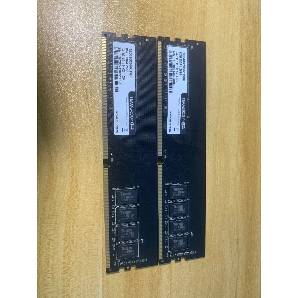 十銓 Team DDR4 2666 8G 桌上型電腦 記憶體 2支一標 | 蝦皮購物