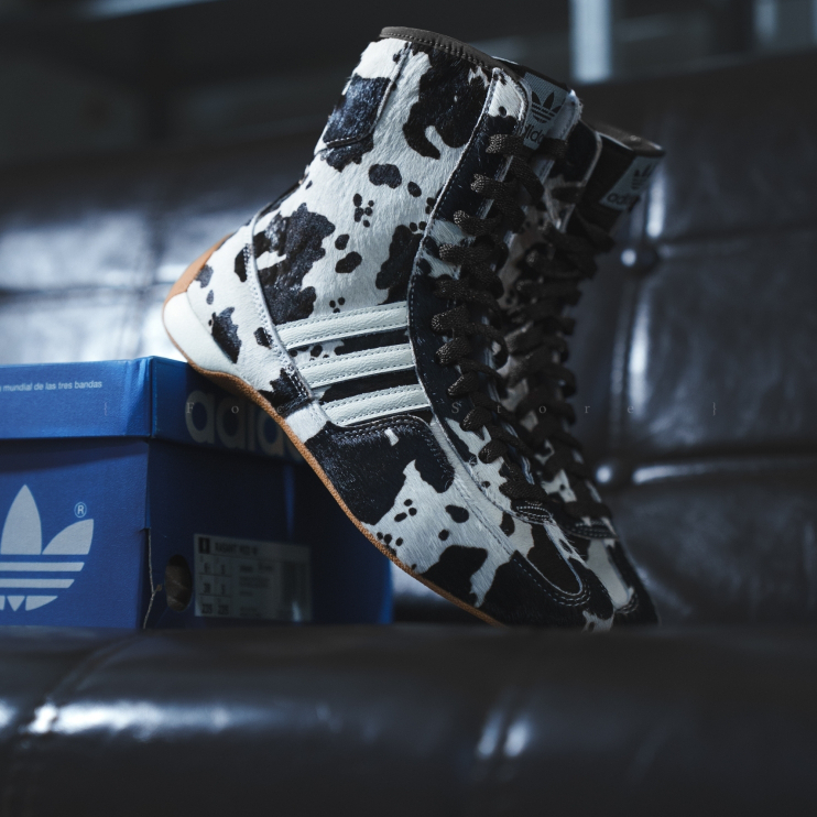 【Focus Store】預購 Adidas Rasant Mid Wmns "Cow Print" 乳牛紋 賽車鞋 高 | 蝦皮購物