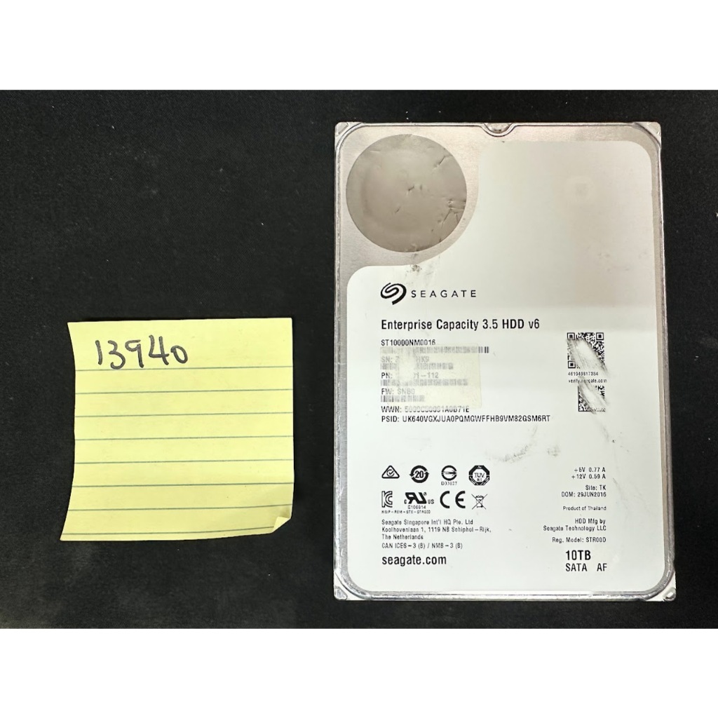 希捷Enterprise Capacity 3.5 HDD V6 10T企業級氦氣硬碟 | 蝦皮購物