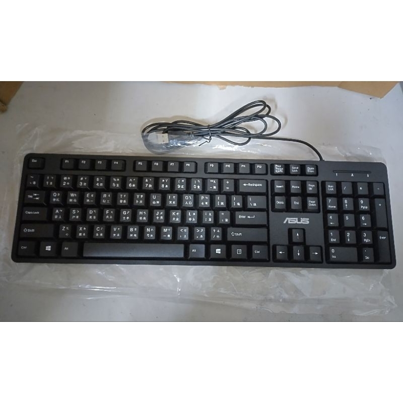 //全新// 原廠 ASUS 華碩 多媒體鍵盤 USB介面 (中文輸入) K49 | 蝦皮購物