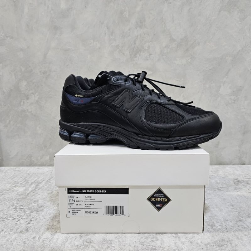 [全新] US11.5 New Balance 2002R Gotex x JJJJound 黑藍皮革 M2002RXW | 蝦皮購物