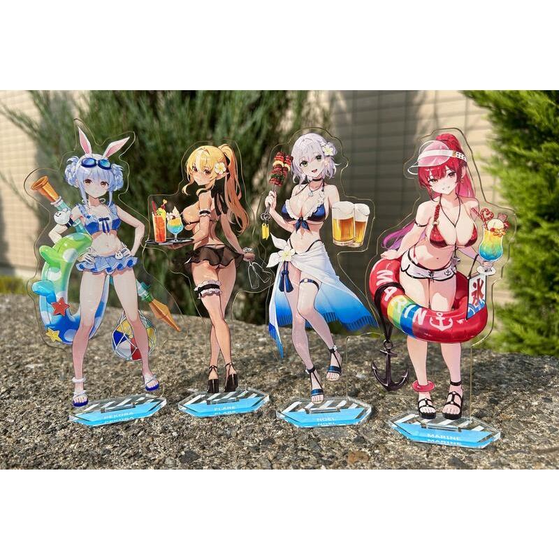 C104 Hololive 同人わたお 壓克力立牌 白銀諾艾爾 兔田佩克拉 不知火芙蕾雅 寶鐘瑪琳 | 蝦皮購物