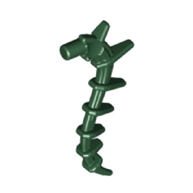 COOLPON｜這是樂高®LEGO®的正版零件 植物藤海藻 尖刺附屬物 生化戰士脊椎 55236 6369999 深綠色 | 蝦皮購物