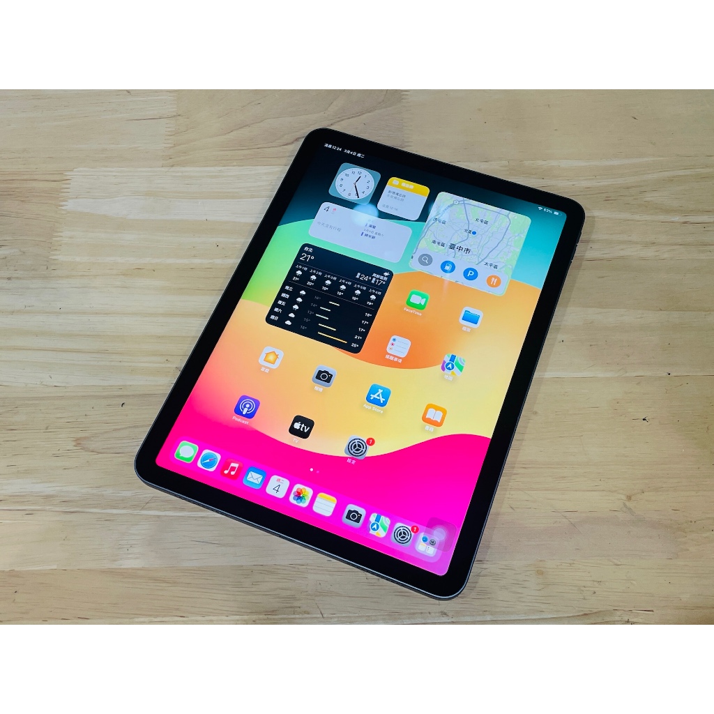 台中 iPad Air 4 64G WIFI 太空灰 第4代 平板電腦 85% A2316 | 蝦皮購物