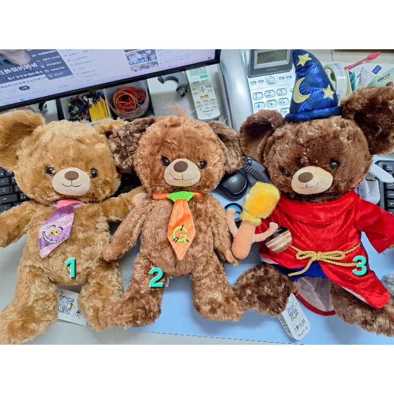 絕版 限量版 妙妙貓 disney 小熊學校 大學熊 unibear 米奇 摩卡 玩偶 娃娃 情侶 情人節 s號 魔法師 | 蝦皮購物