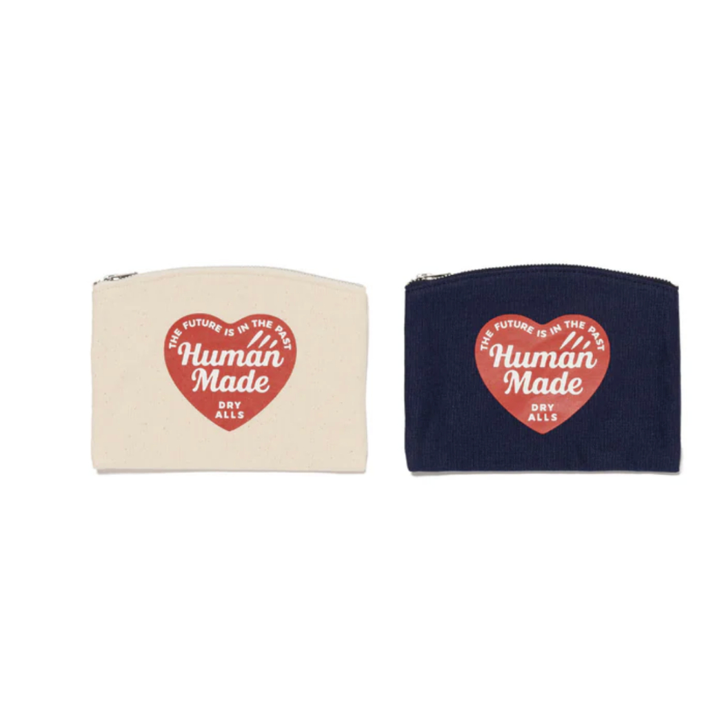 Human Made Bank Pouch 25SS 3月日本帶回銀行小袋 藍色跟米白色 Navy/White 附紙袋 | 蝦皮購物