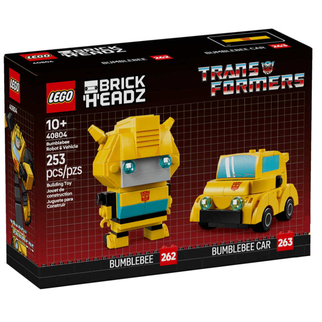 [想樂]全新 樂高 LEGO 40804 Brickheadz 變形金剛 大黃蜂機器人&車輛 Bumblebee Robot ...
