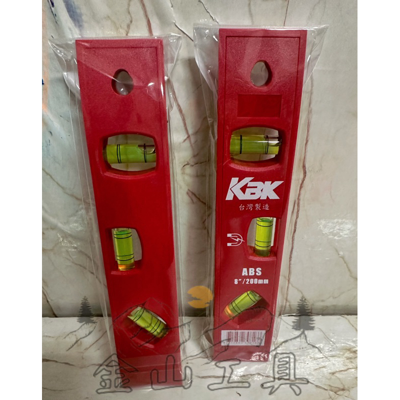金山工具KBK水平尺8"(附磁) ABS台製專業級 附磁 水平尺 三氣泡 迷你三氣泡 水平儀 測量 | 蝦皮購物