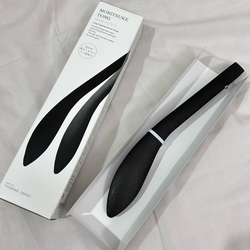燕三條 燕三条 日本製造 AUX 黑色不鏽鋼分食夾 Moritsuke Tong - 黑色 | 蝦皮購物