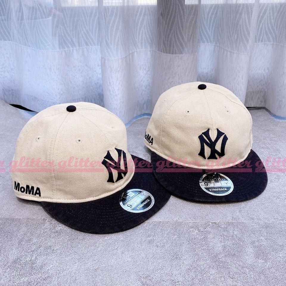 glitter。美線 New Era MoMA Retro Crown 9Fifty 復古仿舊 NY 軟頂 棒球帽 | 蝦皮購物
