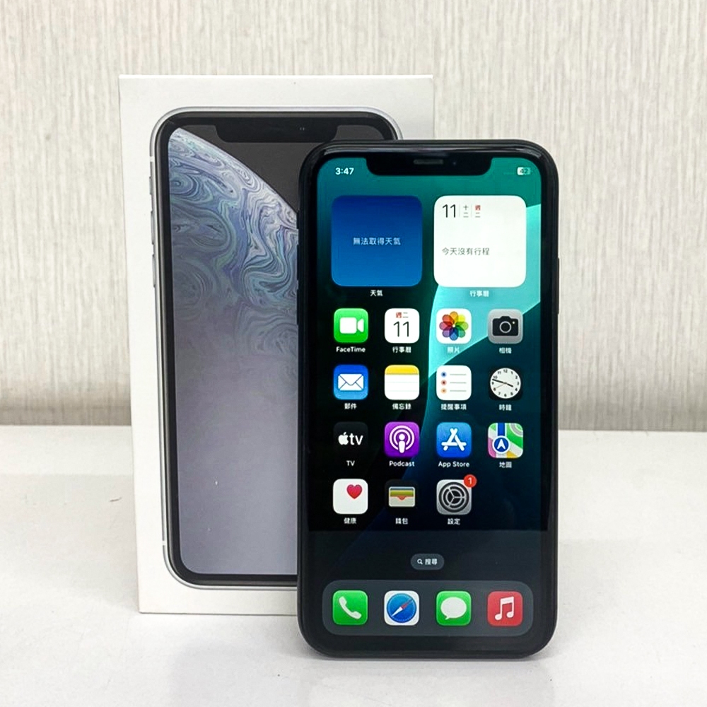 『ZU』附發票 9成5新 APPLE iPhone XR 台灣版 128G 6.1吋 Face ID 二手機 原廠盒裝 | 蝦皮購物