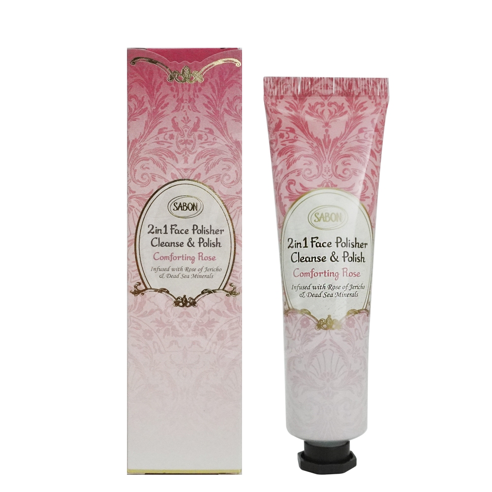 SABON 二合一臉部純淨磨砂膏(60ml) 珍萃玫瑰(附發票)【Try it】 | 蝦皮購物