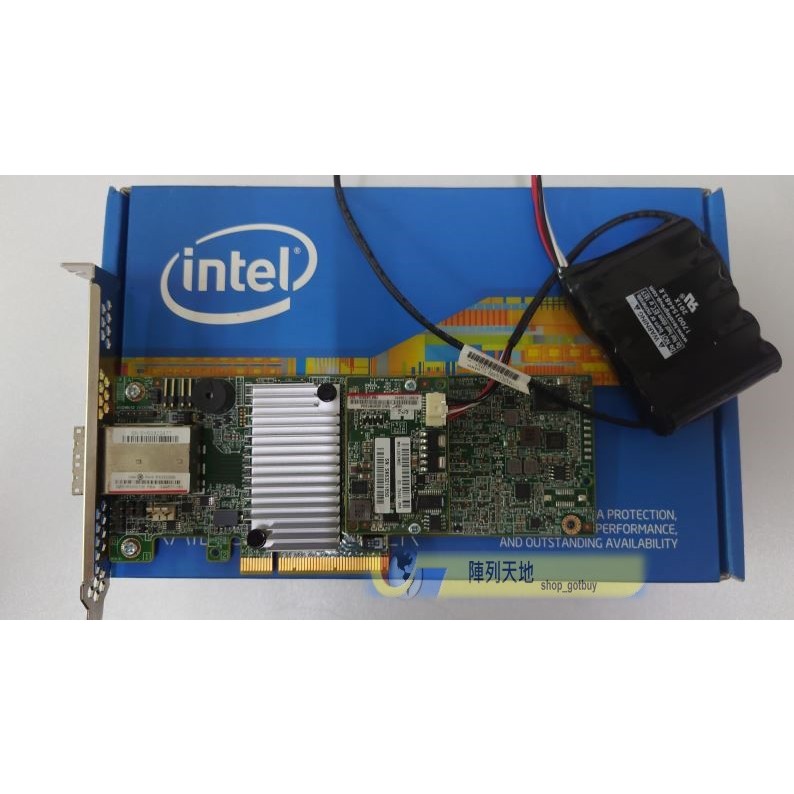 INTEL RS3SC008 陣列櫃卡 12Gb/s RAID 5/6/50/60 含電池 SFF8644接口 | 蝦皮購物
