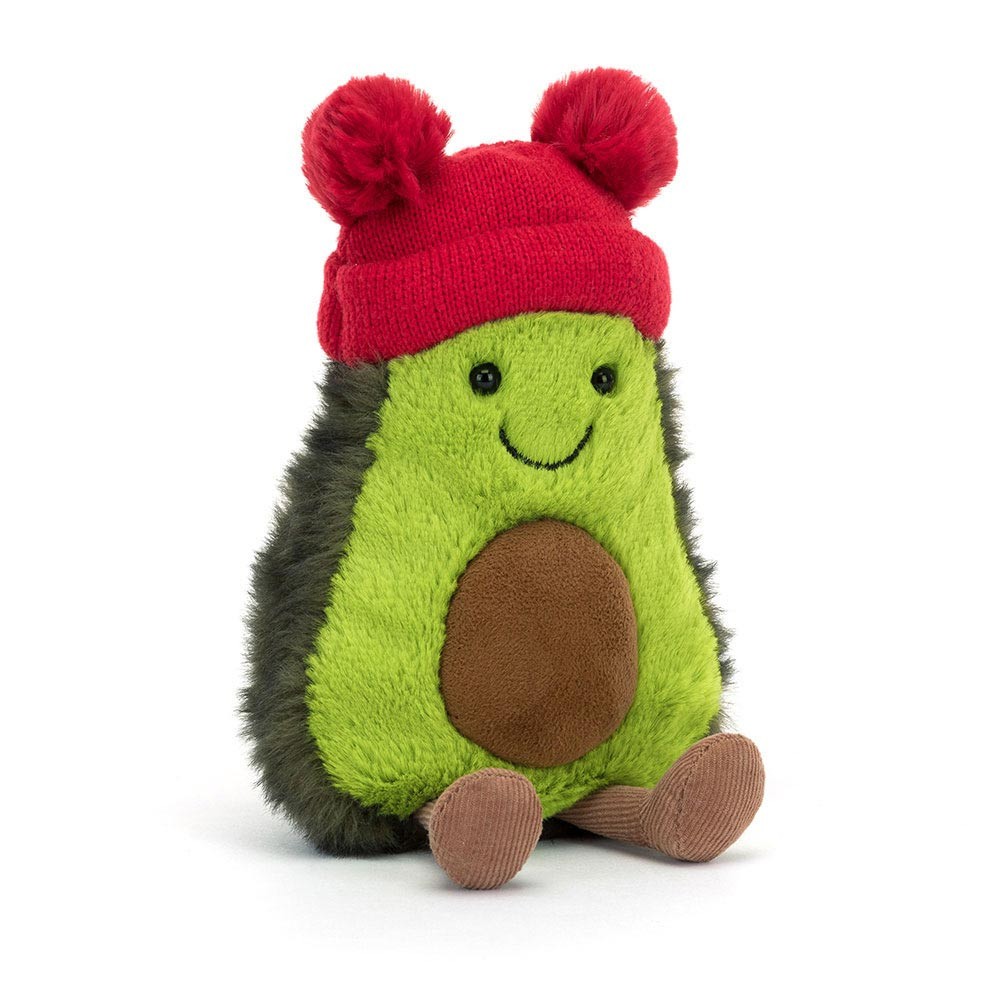 🔆國際代購🔆英國Jellycat Amuseables Bobble Avocado 紅帽酪梨 (19cm)🔆 | 蝦皮購物