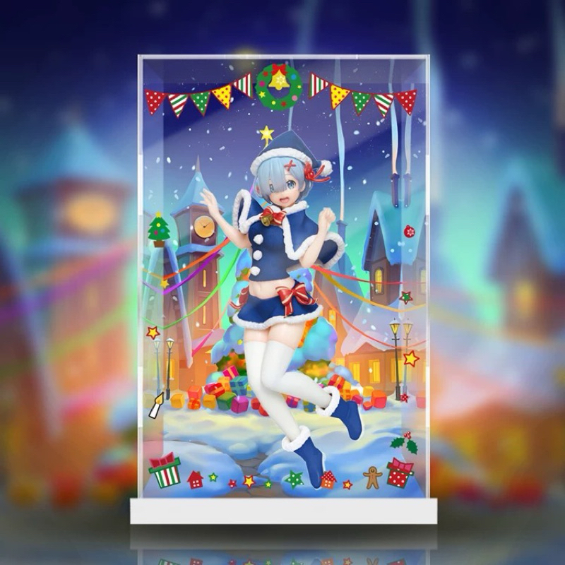 《Yao 挖寶趣》 泡泡瑪特 PVC GK 黏土人 黏土娃 盒玩 食玩 雕像 燈光 階梯 尺寸客製化 展示盒70 | 蝦皮購物