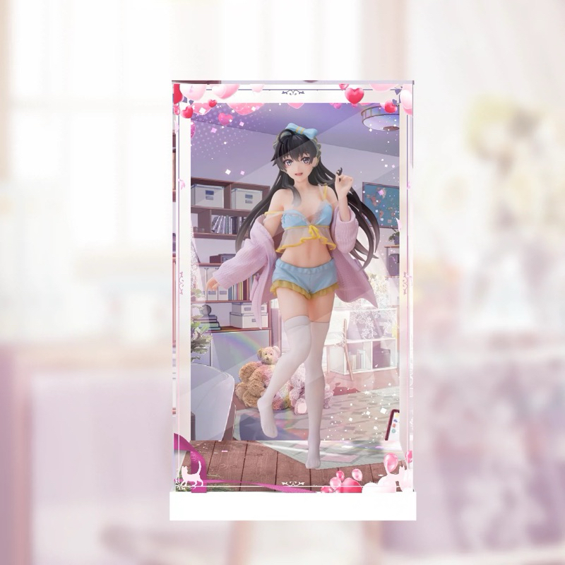 《Yao 挖寶趣》 泡泡瑪特 PVC GK 黏土人 黏土娃 盒玩 食玩 雕像 燈光 階梯 尺寸客製化 展示盒86 | 蝦皮購物