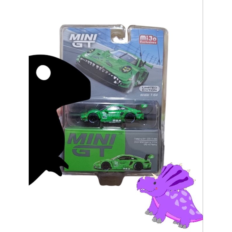 （大車庫小販售）mini gt Porsche 911 GT3綠恐龍塗裝#713 | 蝦皮購物