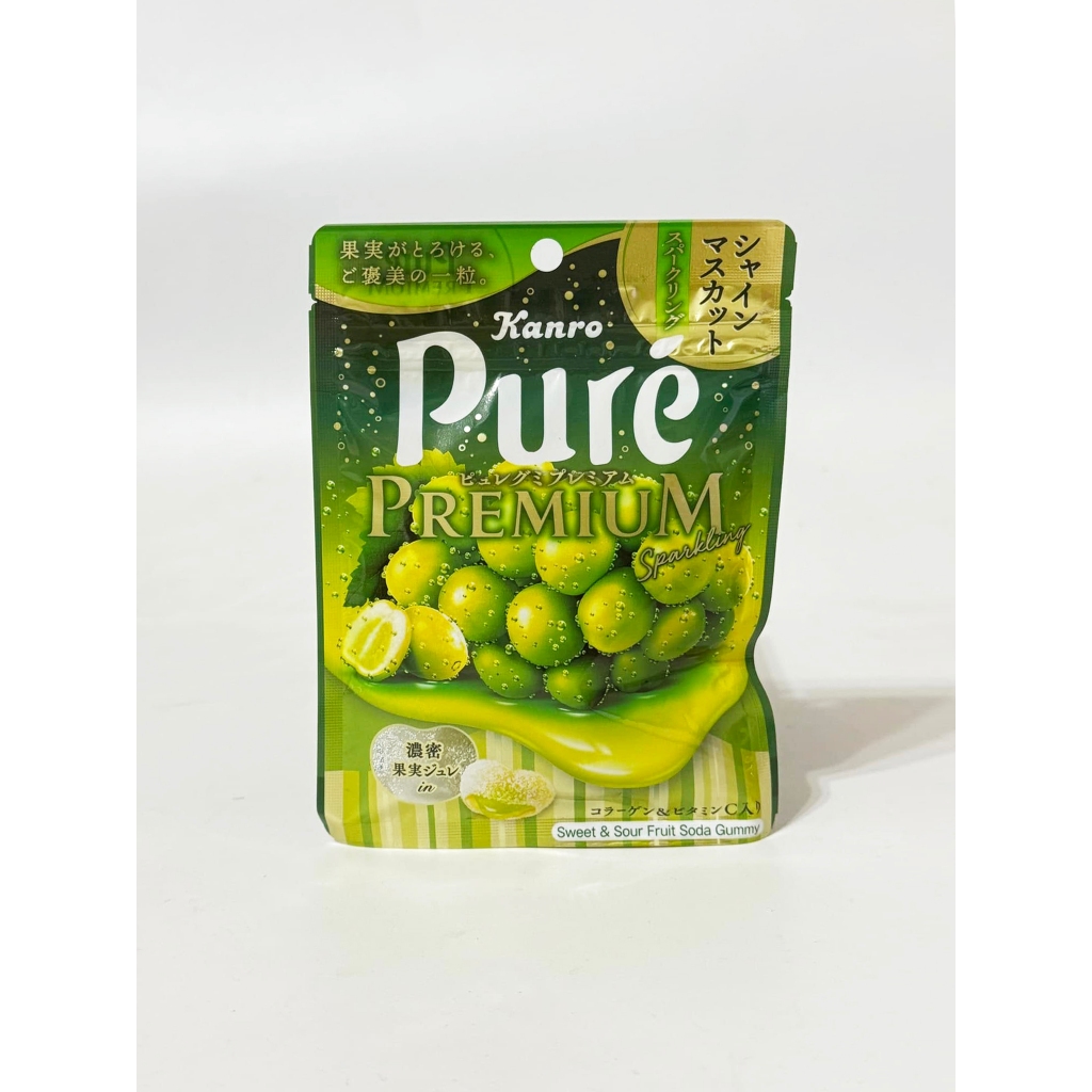 3/23新到現貨~kanro商品~ PURE PREMIUM 軟糖 麝香葡萄風味糖 | 蝦皮購物