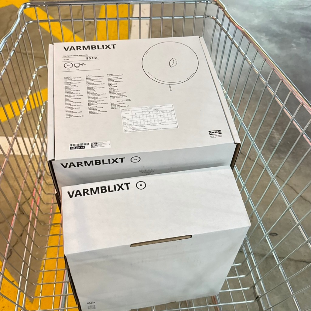 IKEA 甜甜圈燈 現貨 療癒系 設計師聯名 VARMBLIXT LED table/wall lamp | 蝦皮購物