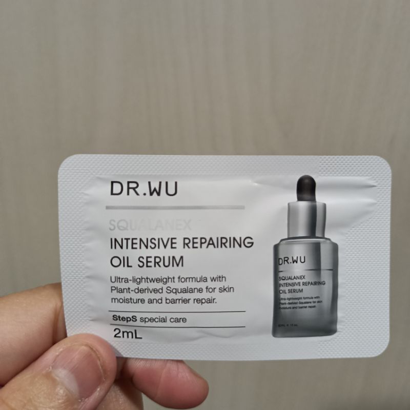 【全新買就送小禮】DR. WU 達爾膚 角鯊潤澤修復精華油 2ml 隨身包 試用組 旅行組 便宜賣 | 蝦皮購物