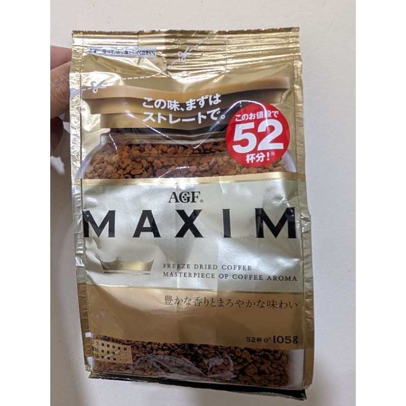 ☻ 現貨 快速出貨 ☻ 日本 AGF MAXIM 咖啡補充包105g 52杯份 | 蝦皮購物