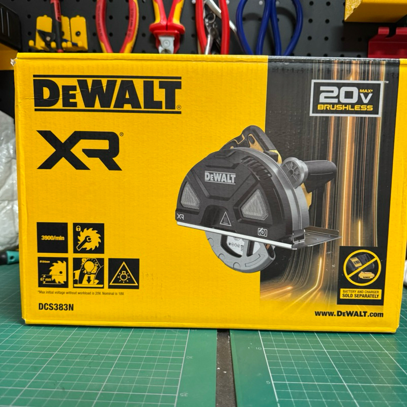 🔥新上市🔥得偉DeWALT 20V DCS383 7-1/4”(185mm)無刷鐵材圓鋸機(DCS 373 575) | 蝦皮購物