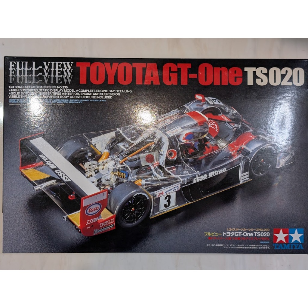 田宮TAMIYA 1/24--24230 Full View Toyota GT-One TS020 - Ltd Ed | 蝦皮購物
