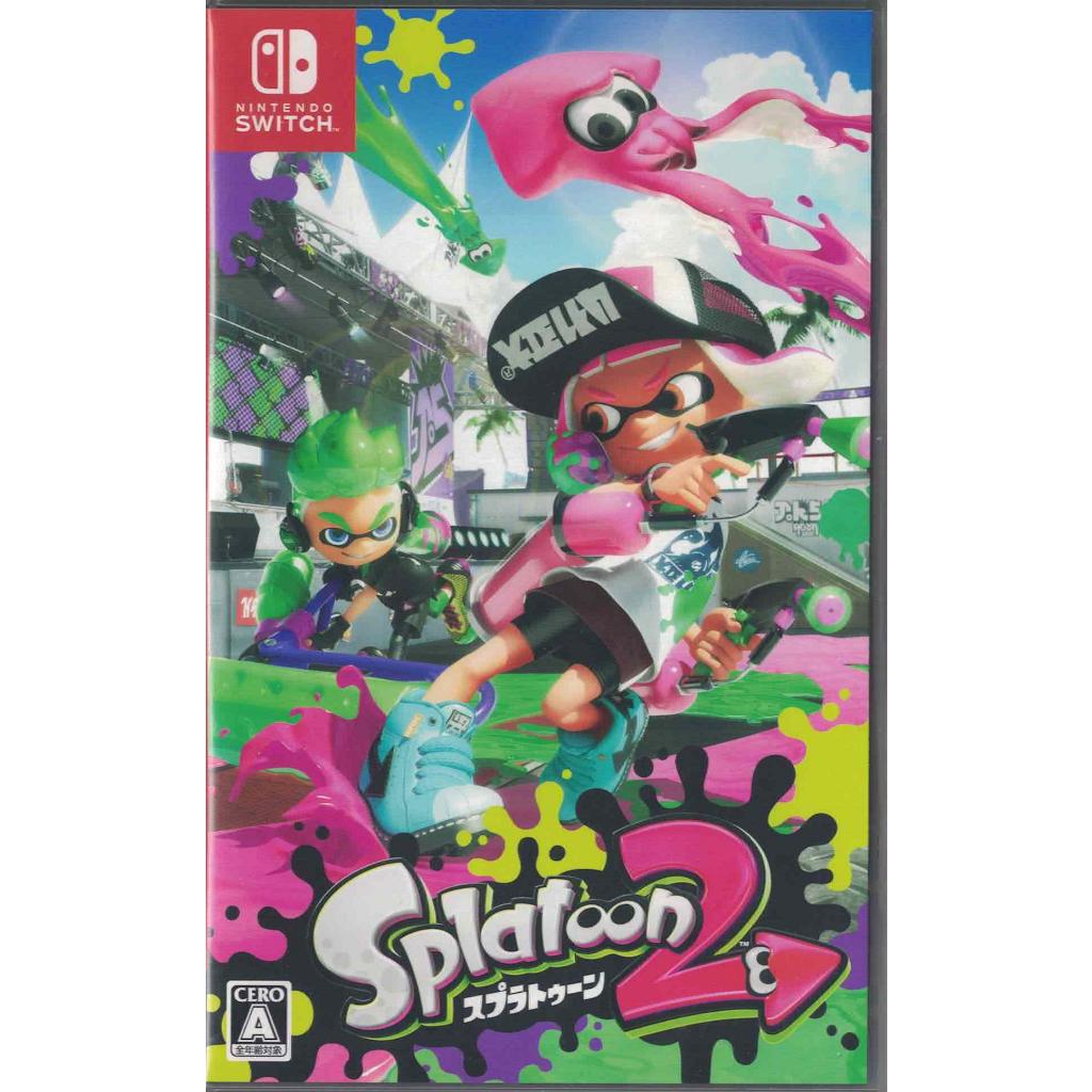 [耀西]二手 純日版 任天堂 Switch NS 漆彈大作戰 2 Splatoon 2 含稅附發票 | 蝦皮購物