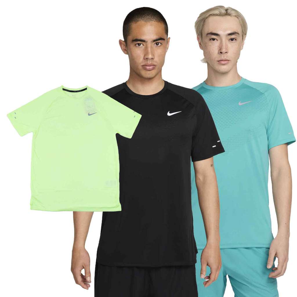 歐鉉NIKE DRY ADV STRIDE 慢跑 反光LOGO 運動短袖 短T 男 HV5204-701-010-345 | 蝦皮購物