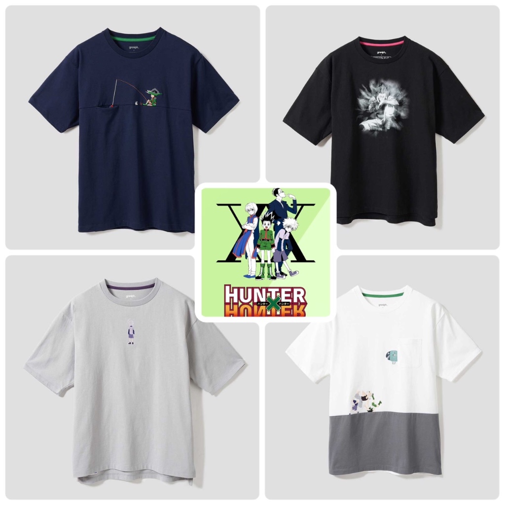 🇯🇵YUNA日本代購🇯🇵 graniph 獵人聯名款 HUNTER × HUNTER 上衣 T恤 ＊預購中6月出貨＊ | 蝦皮購物