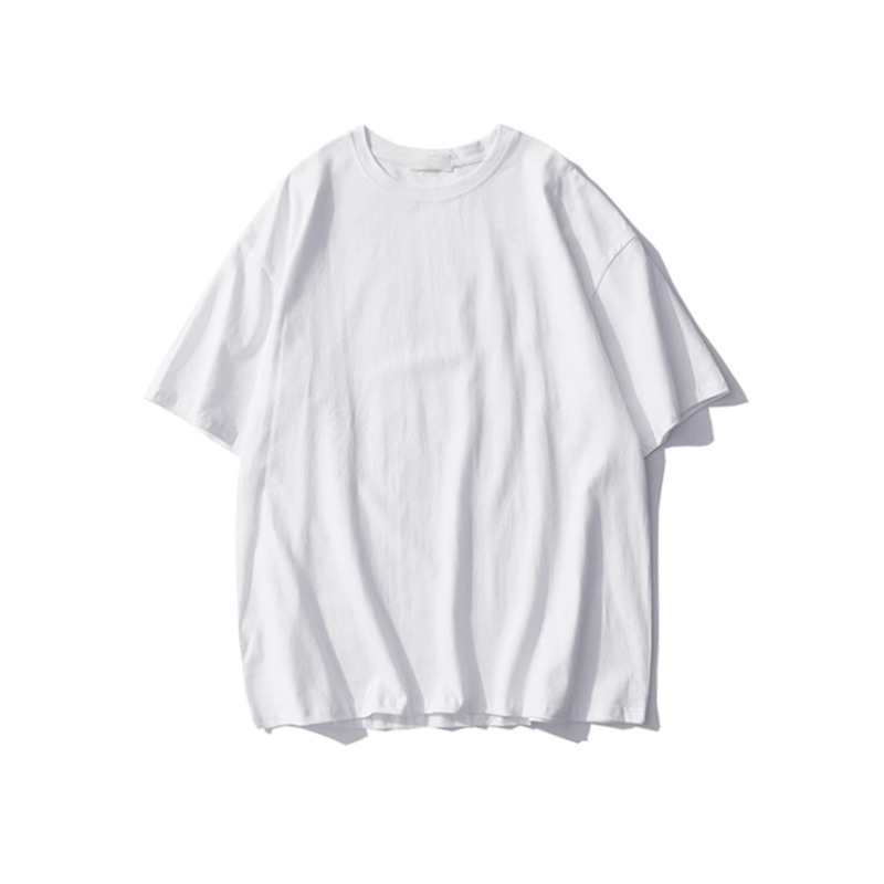 【當天出貨 素色短T】重磅260g短袖t恤男夏季2025厚磅oversize美式復古大碼半袖上衣男生純棉 | 蝦皮購物