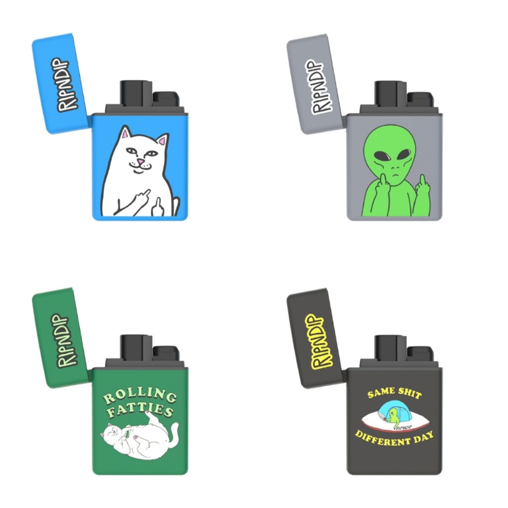RIPNDIP LIGHTER 散裝 防風打火機 中指貓 打火機 賴打 台灣總代理-ALL | 蝦皮購物