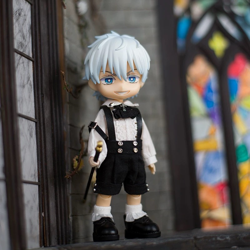 【風閣】 哥德 歐風 王子 套裝 - ob11 黏土人 gcs ymy 12分 帽 斗篷 長褲 內搭 長袖 娃衣 | 蝦皮購物