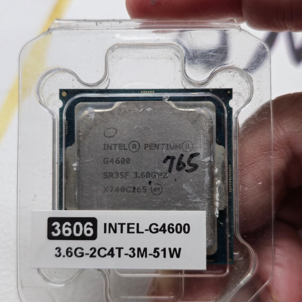 INTEL G4600 CPU 1151腳位 Pentium 3.6G 3M 二手良品 INTEL第七代 功能正常 功 | 蝦皮購物