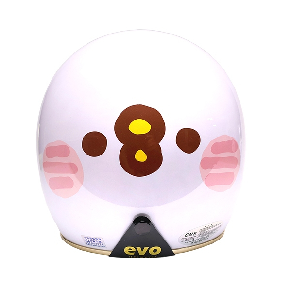 EVO CA-309 CA-310 安全帽 精裝版 大臉P助 白色 金邊邊條 卡娜赫拉 復古帽 金屬插扣 半拆洗 半罩 | 蝦皮購物