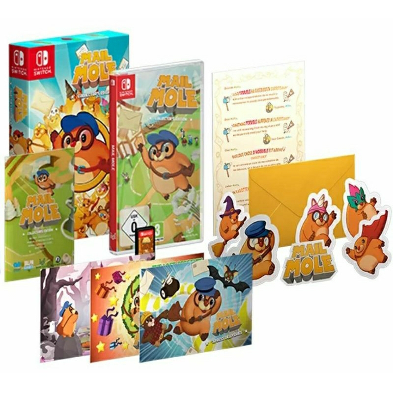 【全新現貨】NS Switch遊戲 Mail Mole 鼴鼠郵差 郵件鼴鼠 英文版 歐版封面PEGI 限量珍藏版 | 蝦皮購物