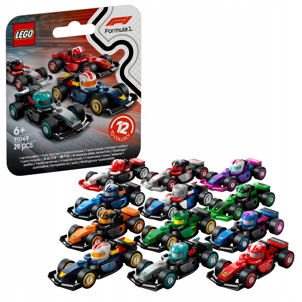 LEGO 71049 F1® 收藏賽車抽抽盒 樂高® Minifigures【必買站】樂高盒組 | 蝦皮購物