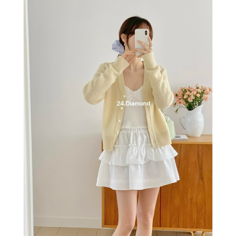 現New♡ Cheese cake cardigan ♡ | 蝦皮購物
