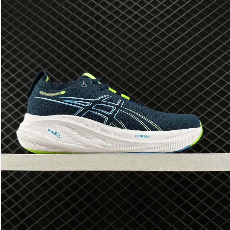 Asics GEL-NIMBUS 26 跑步鞋 法國藍 減震緩震 慢跑鞋 支撐穩定 防滑耐磨 1011B795-400 | 蝦皮購物