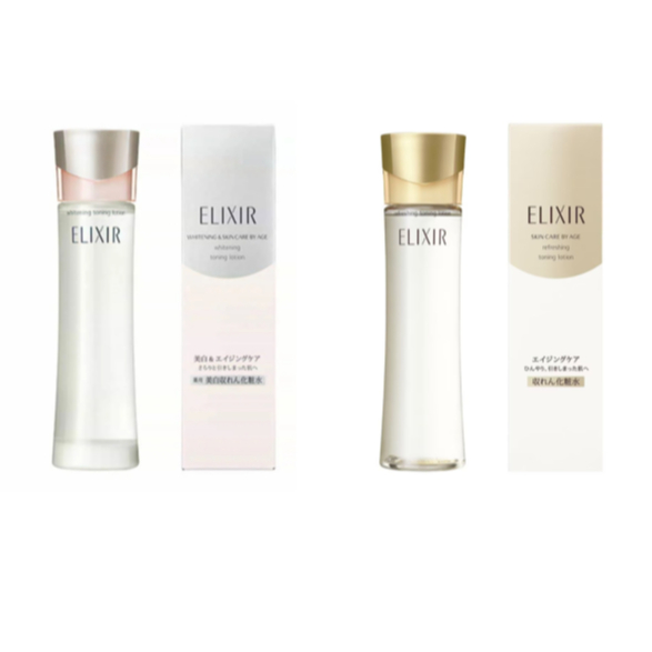 日本 資生堂 Elixir 怡麗絲爾 淨白/彈潤緊緻露 165mL 美白收斂水 緊緻毛孔 防止脫妝 黏膩 抑制油光 油脂 | 蝦皮購物